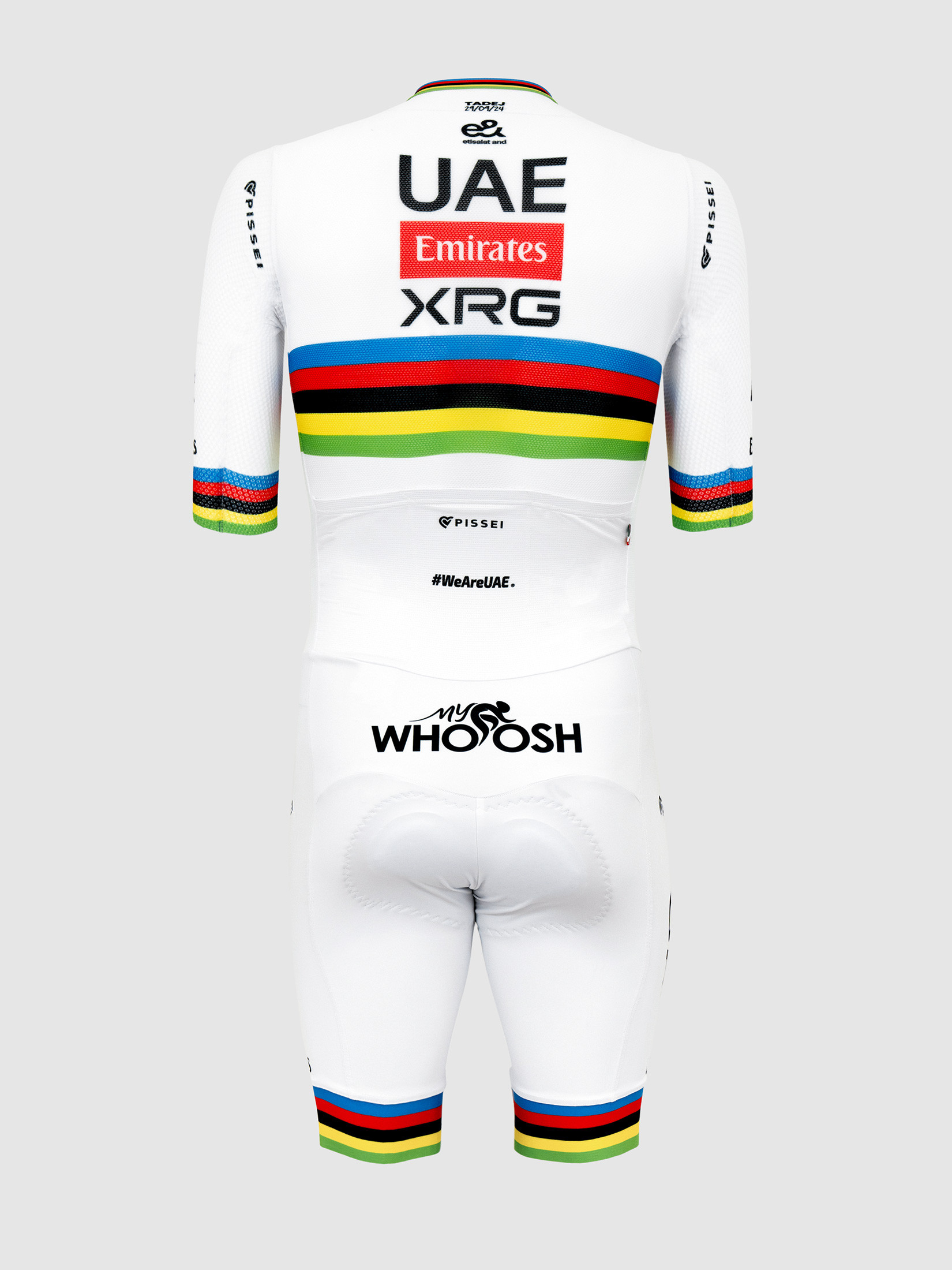 Tadej Pogacar World Champ Road Skinsuit
